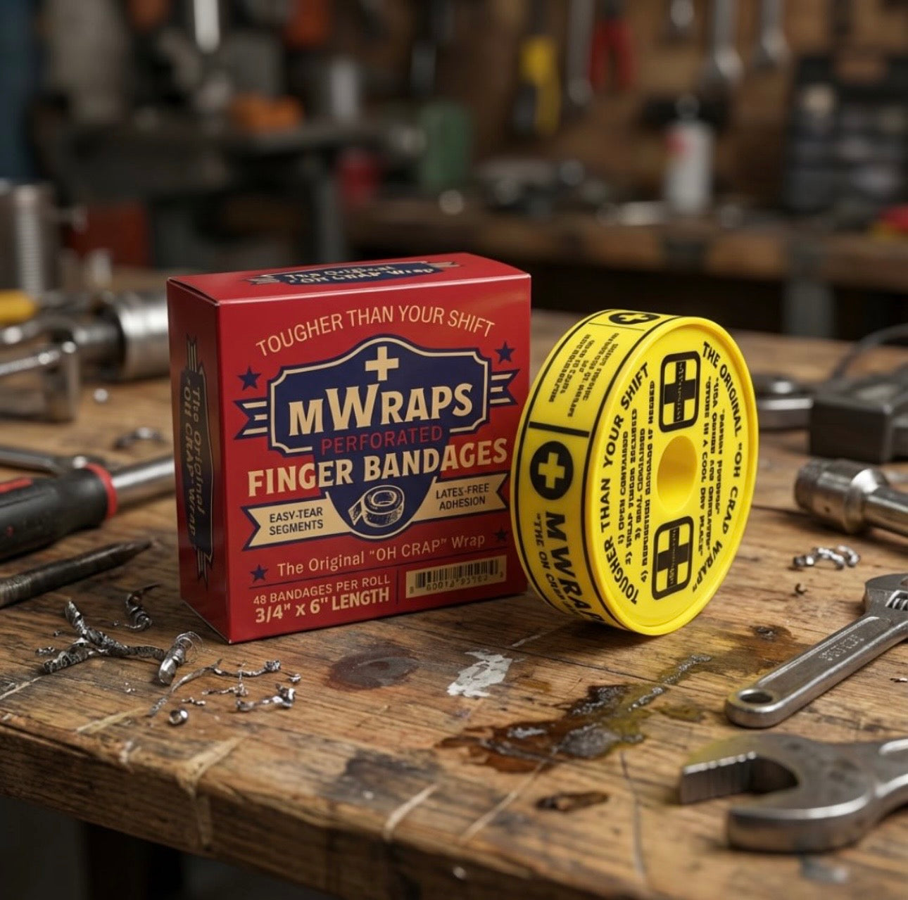 Finger Bandages on a Roll – Works as Hard as YOU Do! – mWraps Wholesale